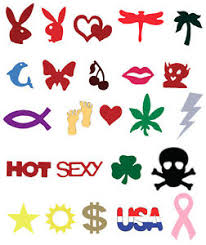 Body Stickers - USE 4 Tanning - Scrapbook - Envelopes - Marketing - AN ...