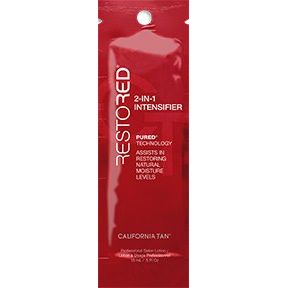 1 packet California Tan Restored 2 in 1 Intensifier & Red Light Therap ...